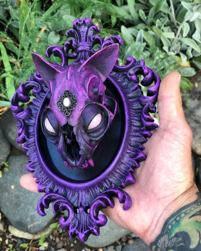 Rebirth in bone: dark sculptures made from animal skulls by Chris Haas ...