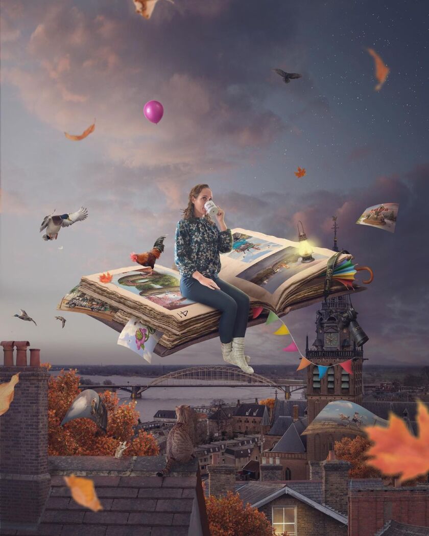 Hanneke Farber: dreamlike digital photo manipulations