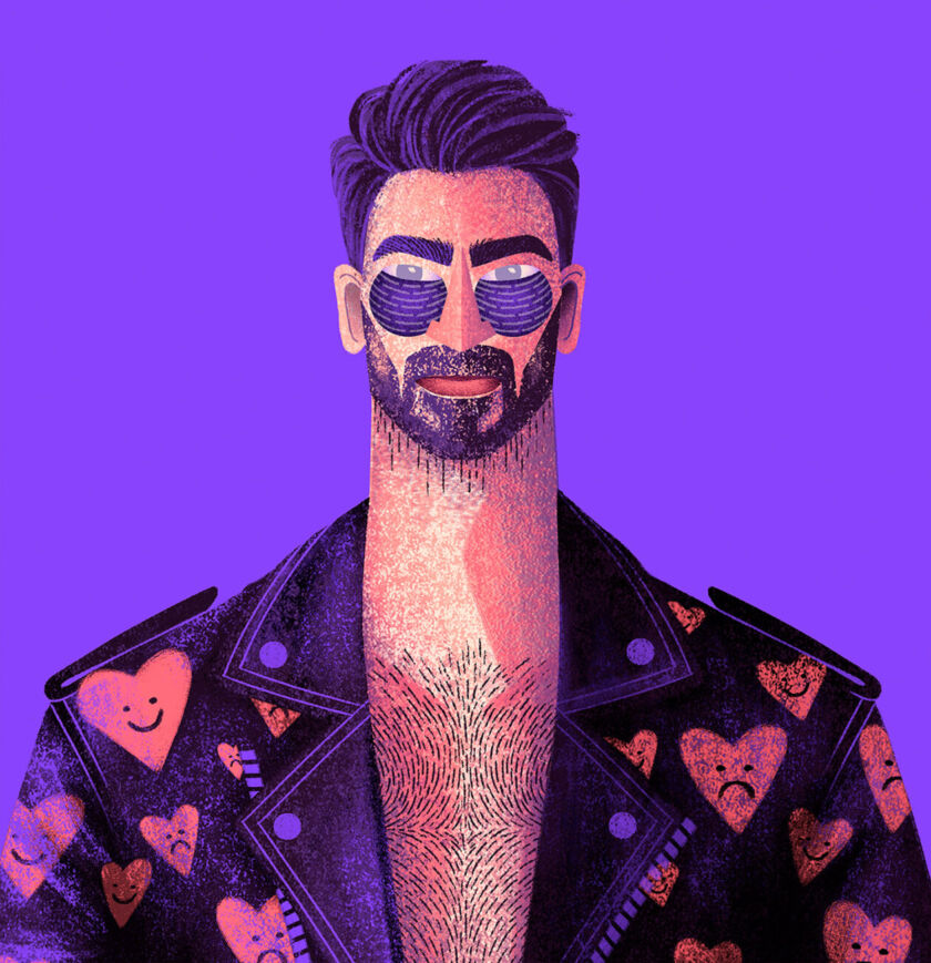 Steve Aparicio: colorful figurative digital illustrations
