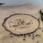 The ephemeral elegance of Jben Beach's large-scale sand drawings ...