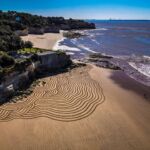 The ephemeral elegance of Jben Beach's large-scale sand drawings ...