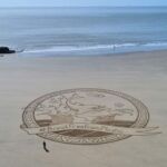 The ephemeral elegance of Jben Beach's large-scale sand drawings ...