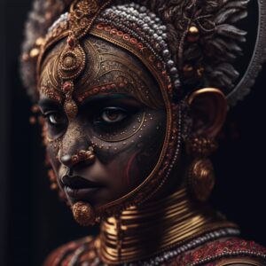 Stunning AI-generated portraits of people adorned with lush jewelry ...
