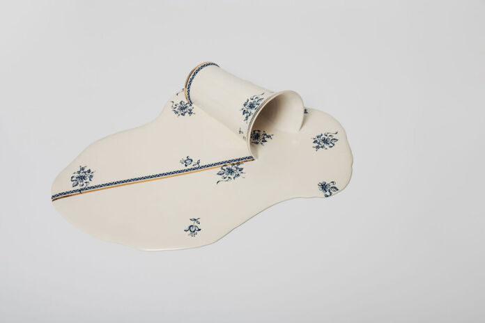 Livia Marin: surreal melting porcelain sculptures