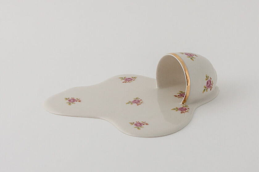 Livia Marin: surreal melting porcelain sculptures