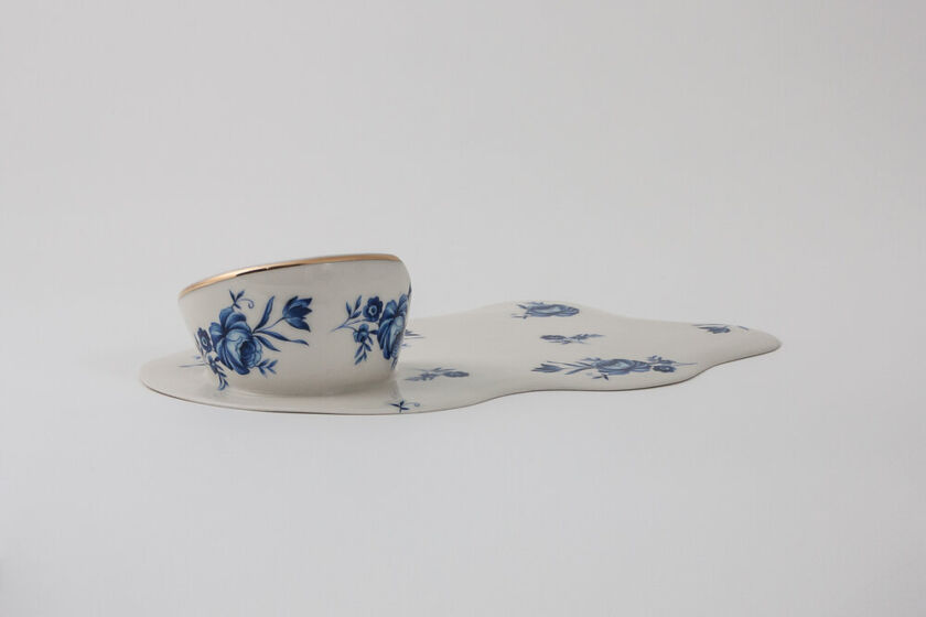 Livia Marin: surreal melting porcelain sculptures