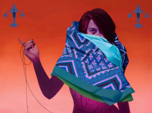 Transitions: the vibrant intersection of folklore and modernity in Simona Ruscheva’s portraits ...