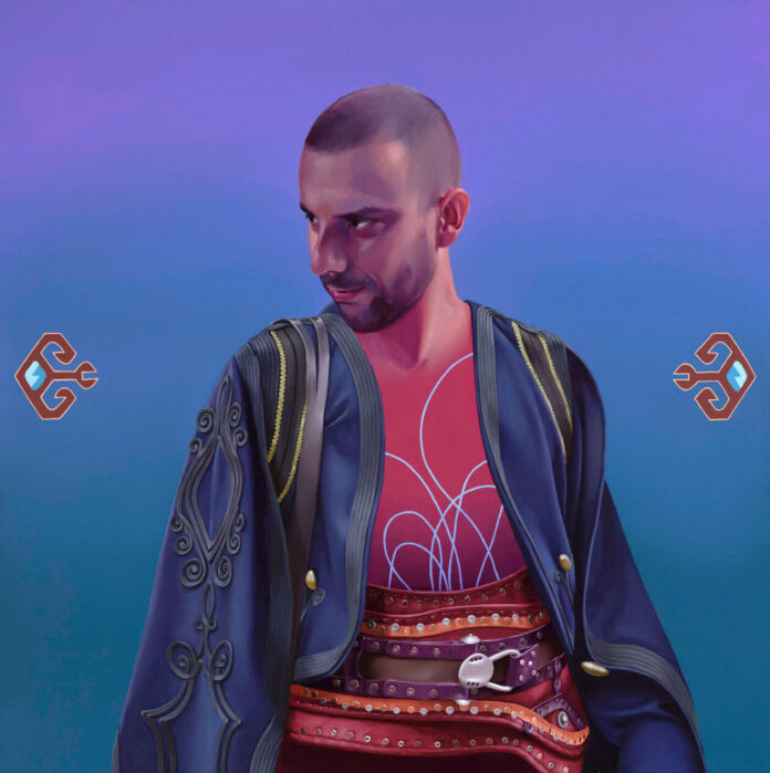 Transitions: the vibrant intersection of folklore and modernity in Simona Ruscheva’s portraits ...