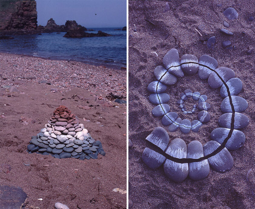 Andy Goldsworthy: ephemeral natural land art installations