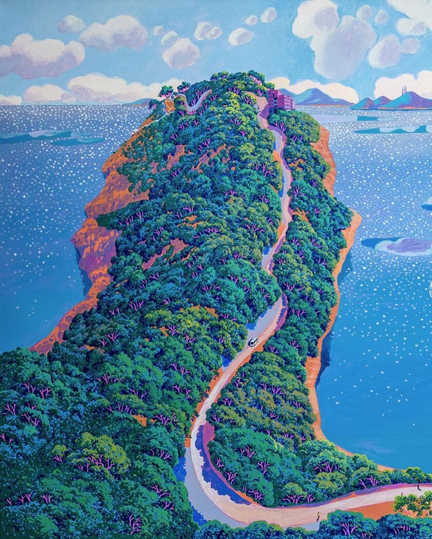 Embark on a vivid voyage: discover the sublime but exuberant landscapes ...