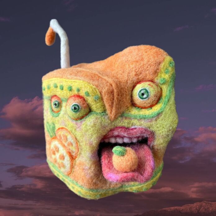 Audrey Montoya: amusing and creepy felt monster sculptures