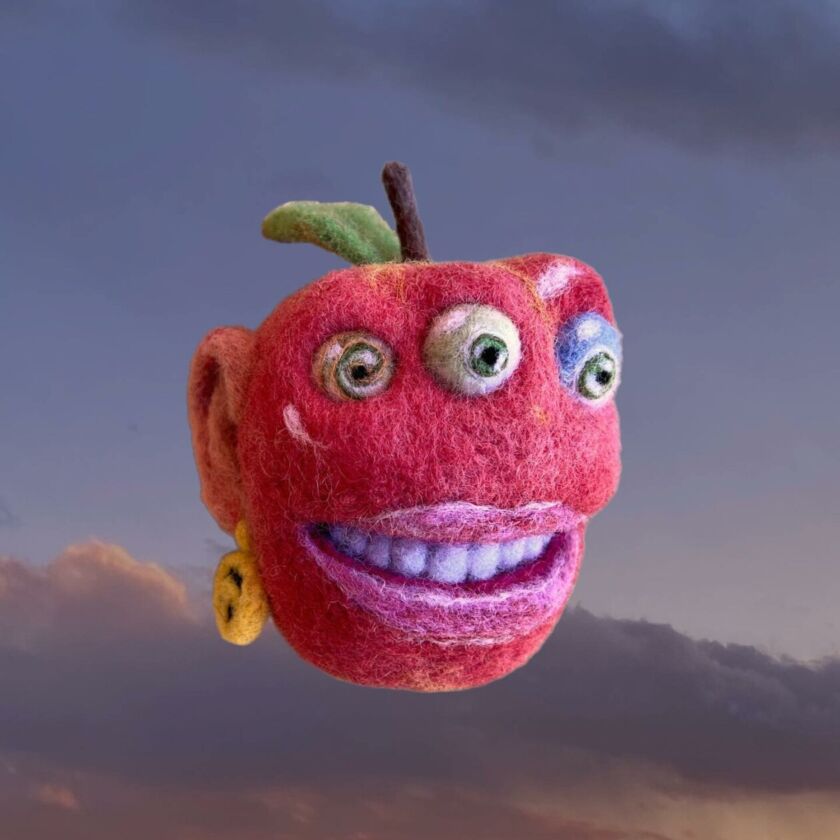 Audrey Montoya: amusing and creepy felt monster sculptures