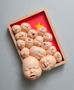Distorted baby faces: surreal and disturbing ceramic sculptures by ...
