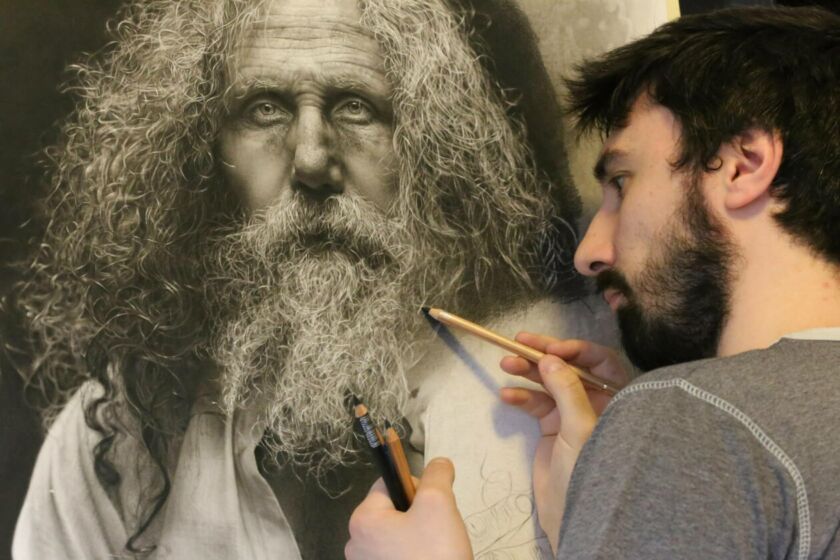 Hyper-realistic pencil and charcoal portrait drawings by Emanuele ...