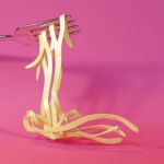 Ben Chelouche: food-based 3D typographic alphabet illustrations