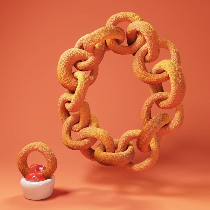 Ben Chelouche: food-based 3D typographic alphabet illustrations