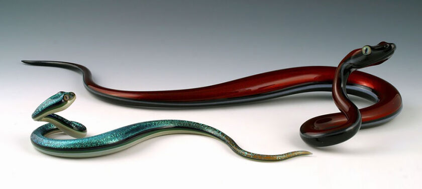 Scott Bisson: molten glass creature sculptures