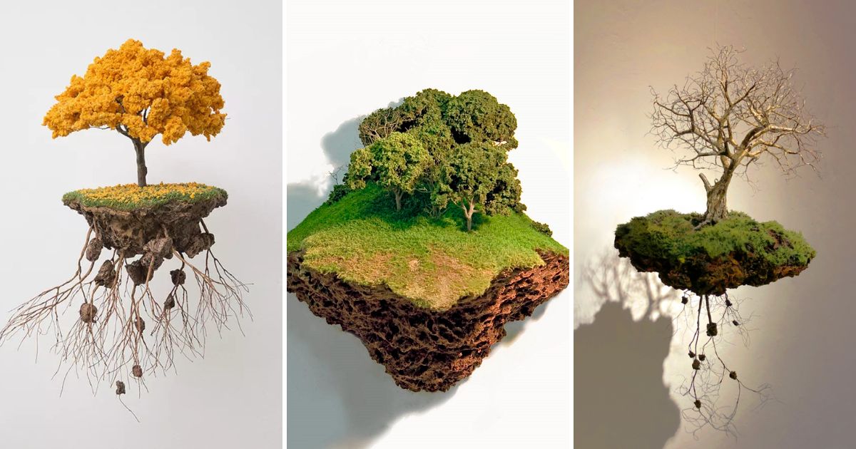 Enchanting mini landscapes: merging nature and fantasy in delicate ...