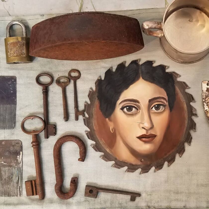 Alexandra Dillon: turning household objects into sculptural portraits