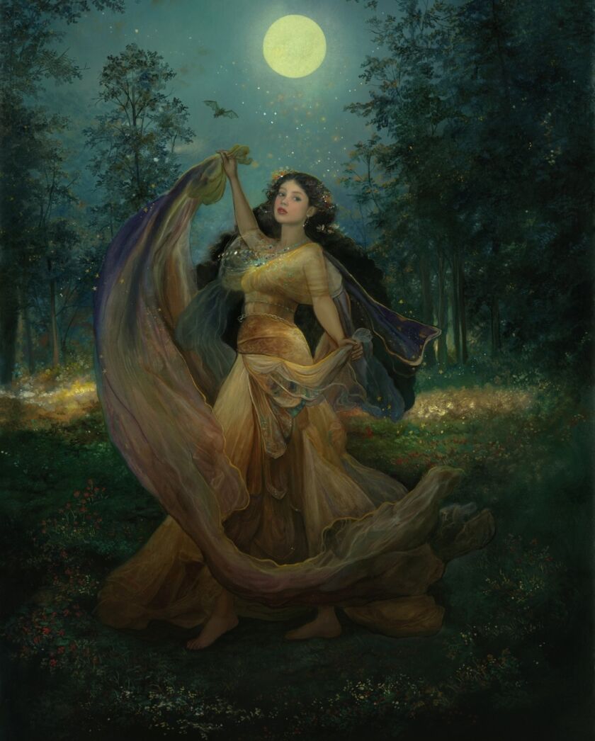 Exquisite paintings of fantastical beings and hybrid animals by Annie ...