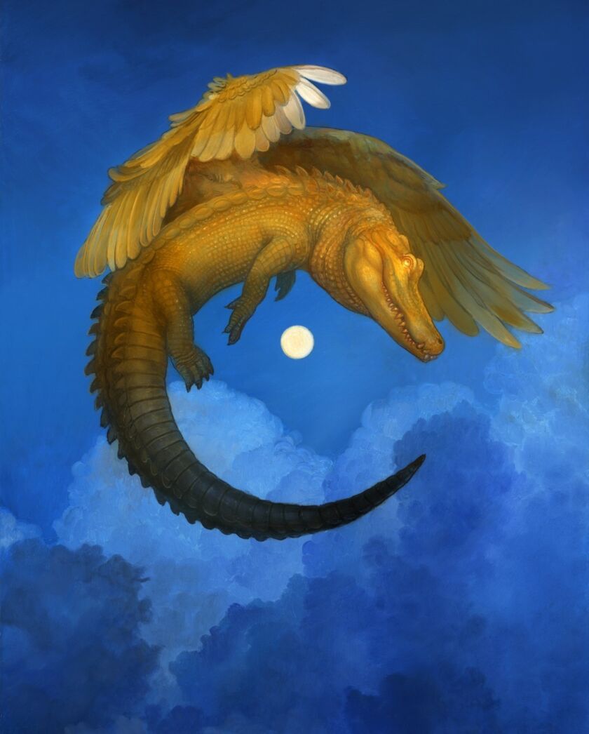 Exquisite paintings of fantastical beings and hybrid animals by Annie ...