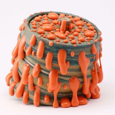 Philip Kupferschmidt: gloopy drip ceramic creature art