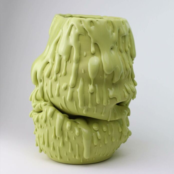 Philip Kupferschmidt: gloopy drip ceramic creature art