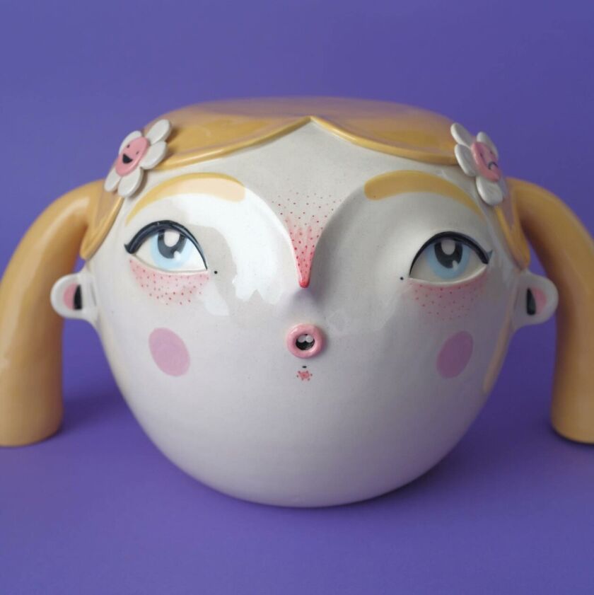 Abi Castillo: whimsical figurative ceramic sculptures