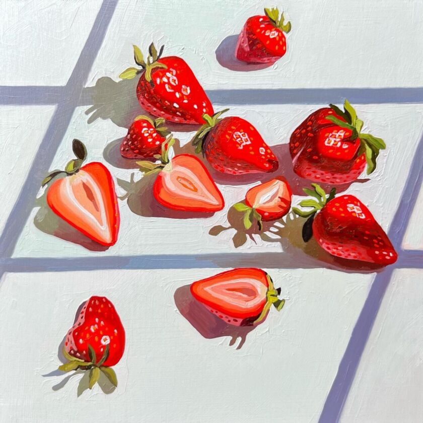 Leah Gardner: everyday life figurative still-life paintings