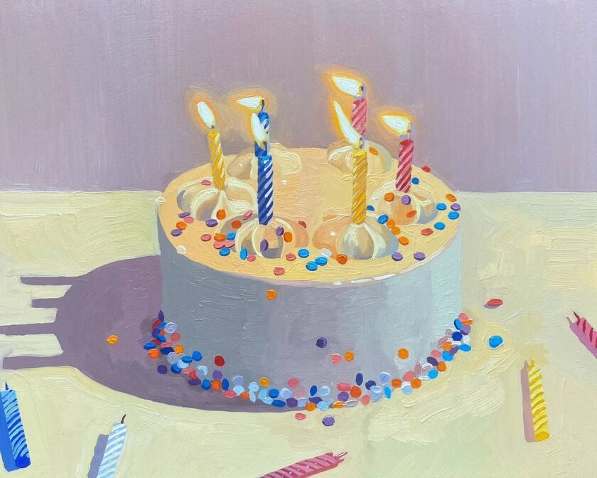 Leah Gardner: everyday life figurative still-life paintings