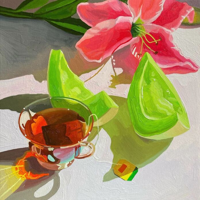 Leah Gardner: everyday life figurative still-life paintings
