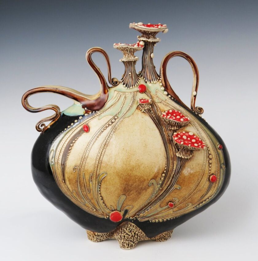 Carol Long creates exquisite surrealistic organic-inspired vessels ...