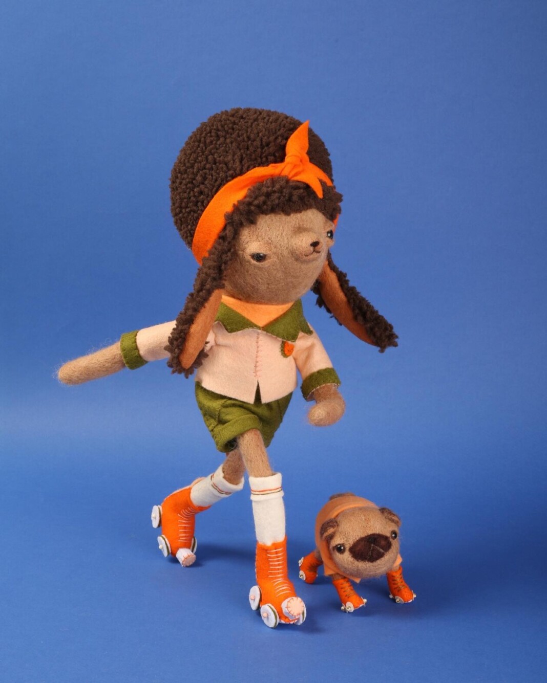 Adorable sculptural textile dolls by Cat Rabbit: a world of whimsical ...