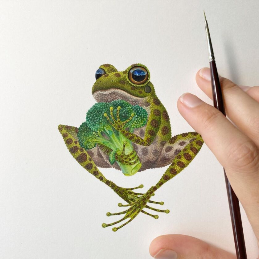 Georgina Taylor: surreal nature-inspired watercolor illustrations