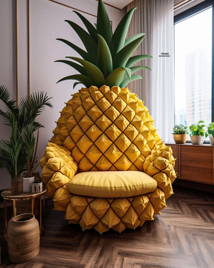 Dina Dennaoui: succulent fruits as whimsical furniture