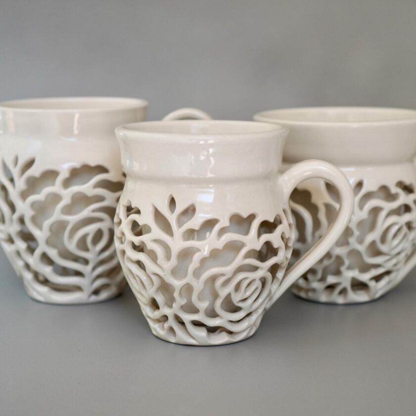 Annie Quigley: intricate hand-carved porcelain sculptures
