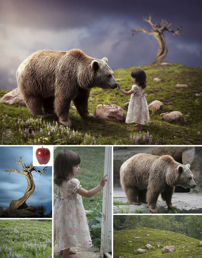 Viktoria Solidarnyh: surreal dreamlike photoshop montages