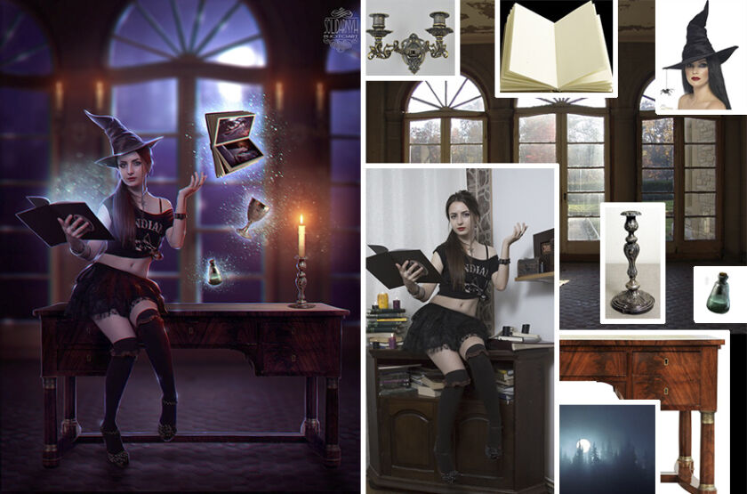 Viktoria Solidarnyh: surreal dreamlike photoshop montages
