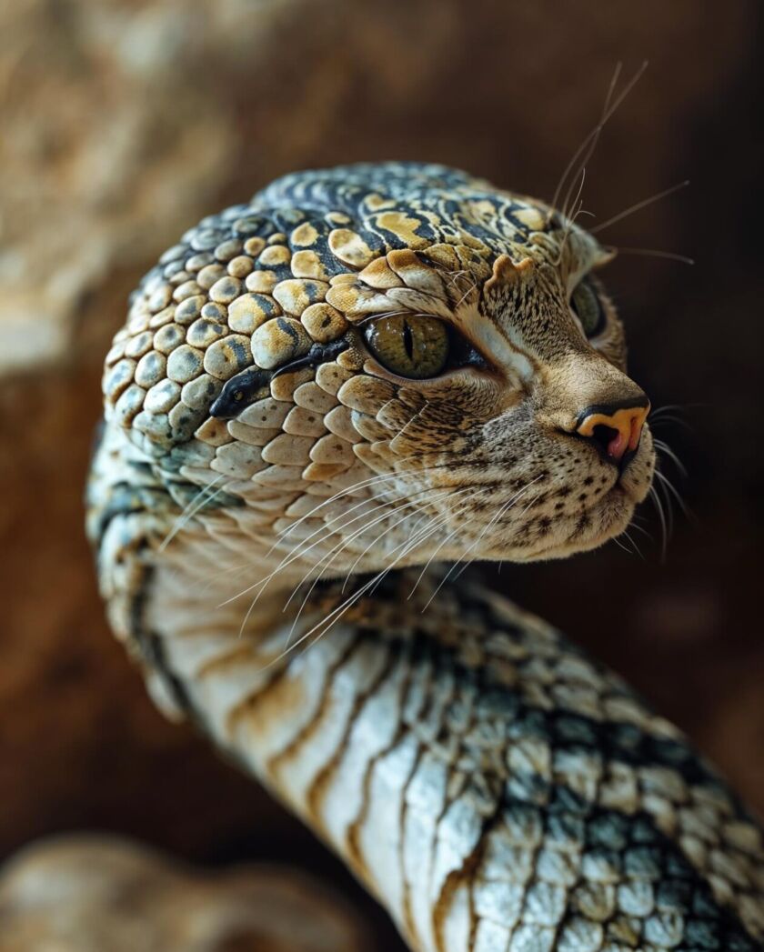 Joann: AI-generated fantastic feline chimera creatures