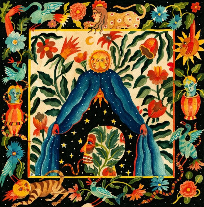 AITCH: vibrant journey medieval-like illustrations
