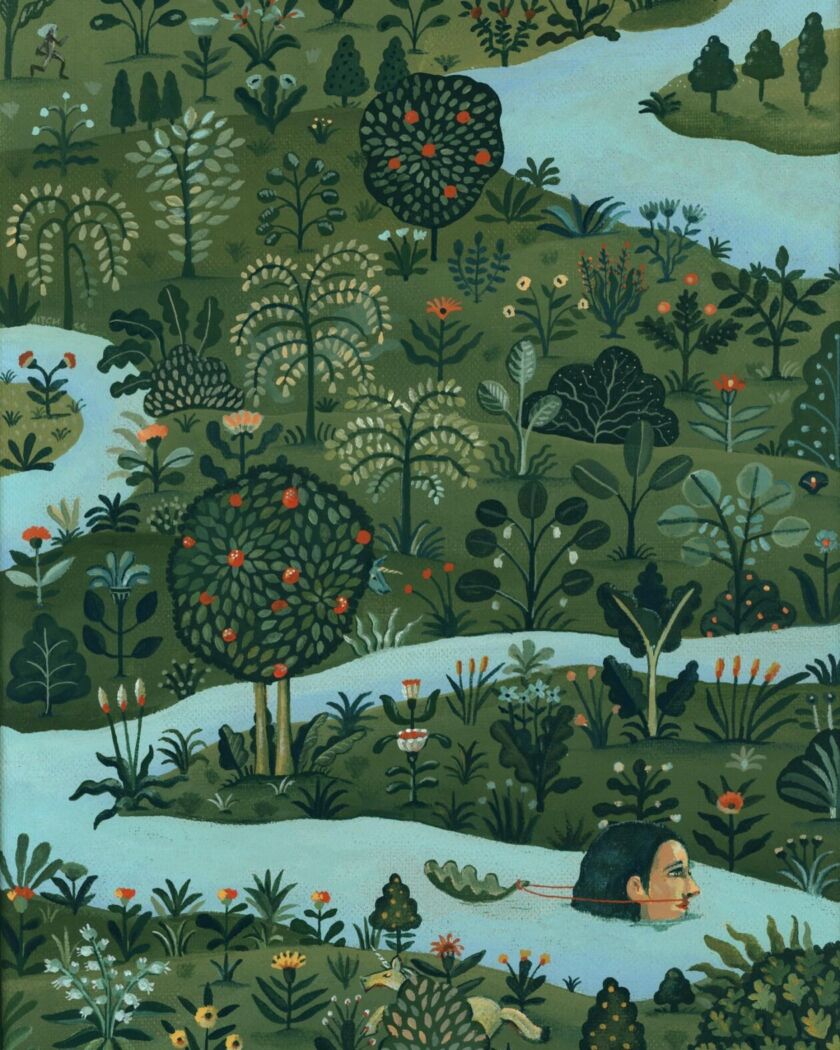 AITCH: vibrant allegorical medieval-like illustrations