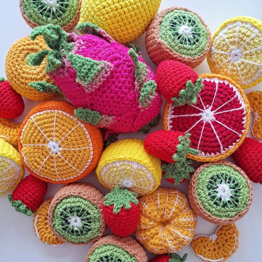 Crafting culinary delight: whimsical food crochet sculptures by Maria ...