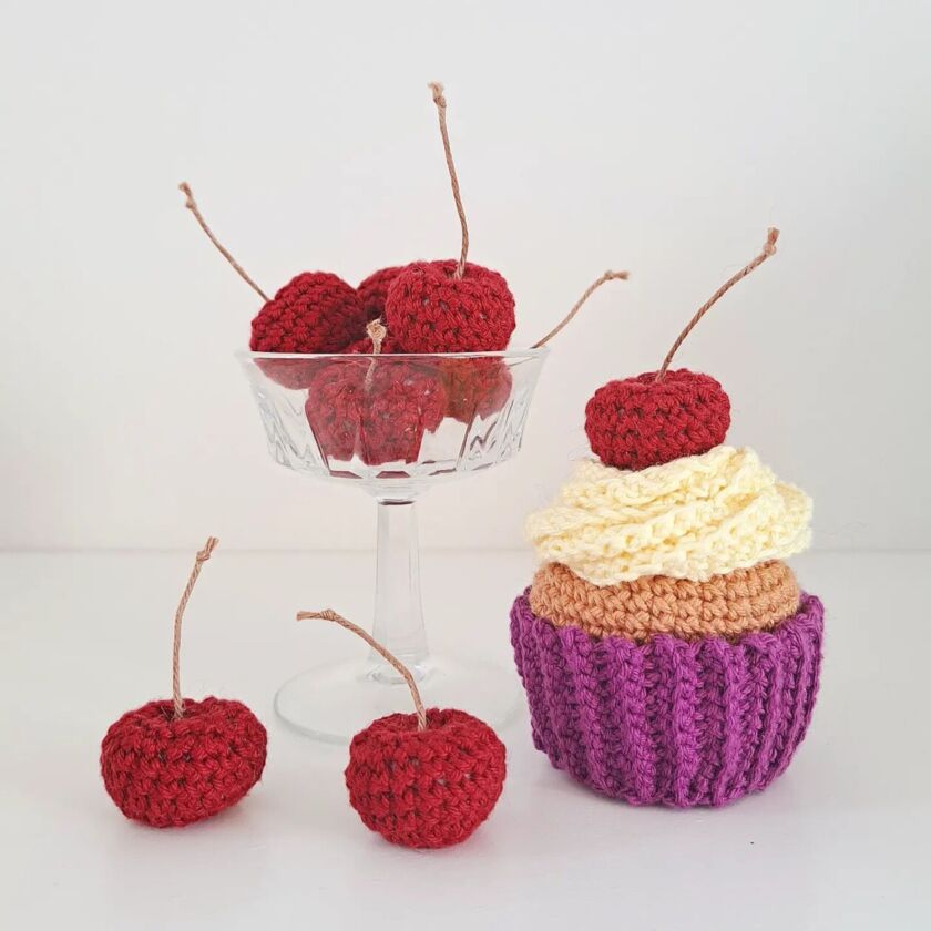 Crafting culinary delight: whimsical food crochet sculptures by Maria ...