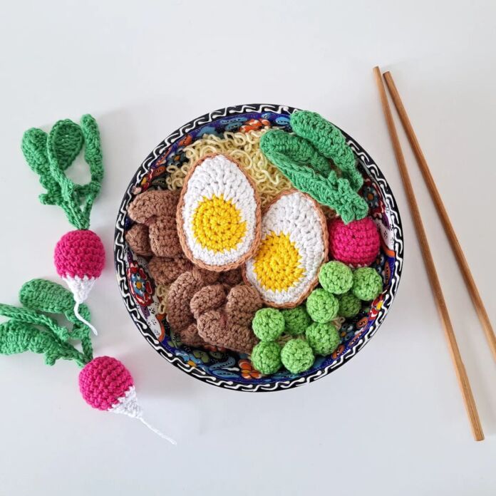 Crafting culinary delight: whimsical food crochet sculptures by Maria ...