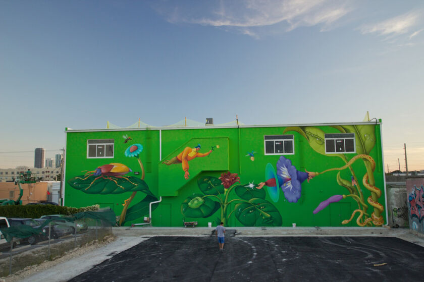 WAONE: exuberant enigmatic surrealist mural art