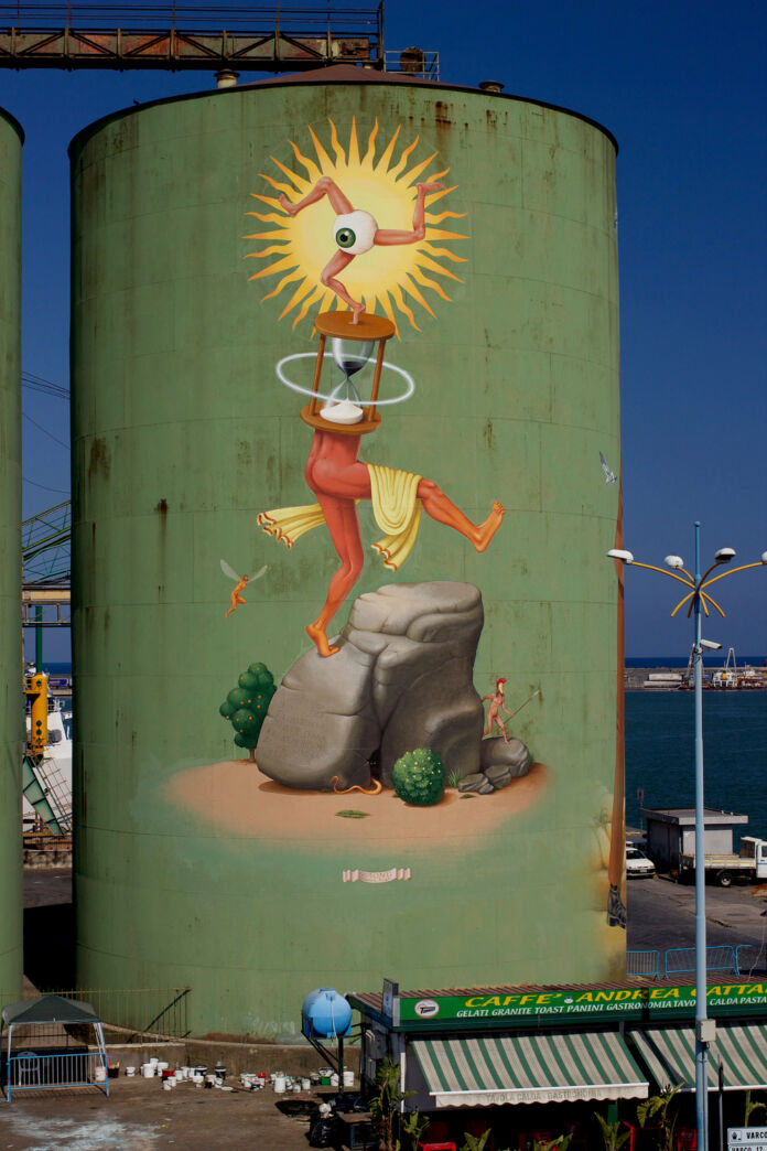 WAONE: exuberant enigmatic surrealist mural art