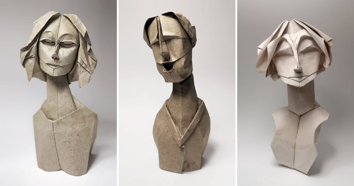 João Charrua’s masterful sculptural paper portraits: intricate art from ...