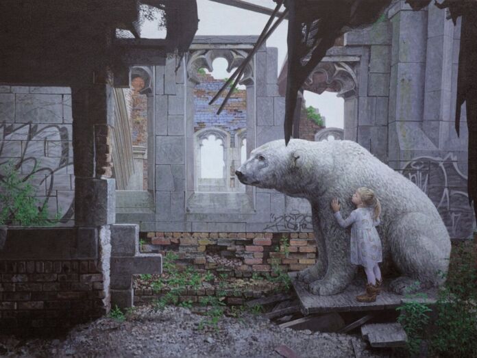 Children and Animals: fascinating and poetic hyper-realistic paintings ...