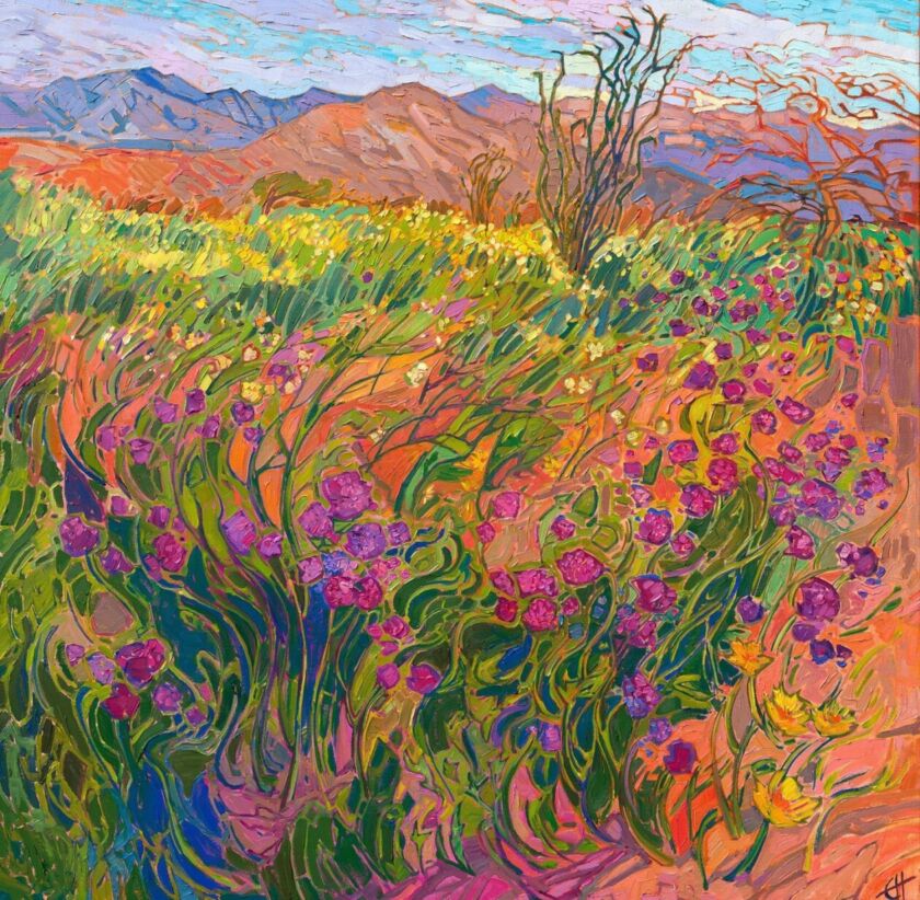 Explosions of colors: vibrant nature landscape paintings by Erin Hanson ...