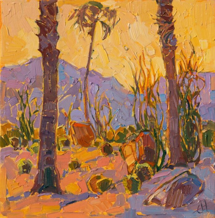 Explosions of colors: vibrant nature landscape paintings by Erin Hanson ...